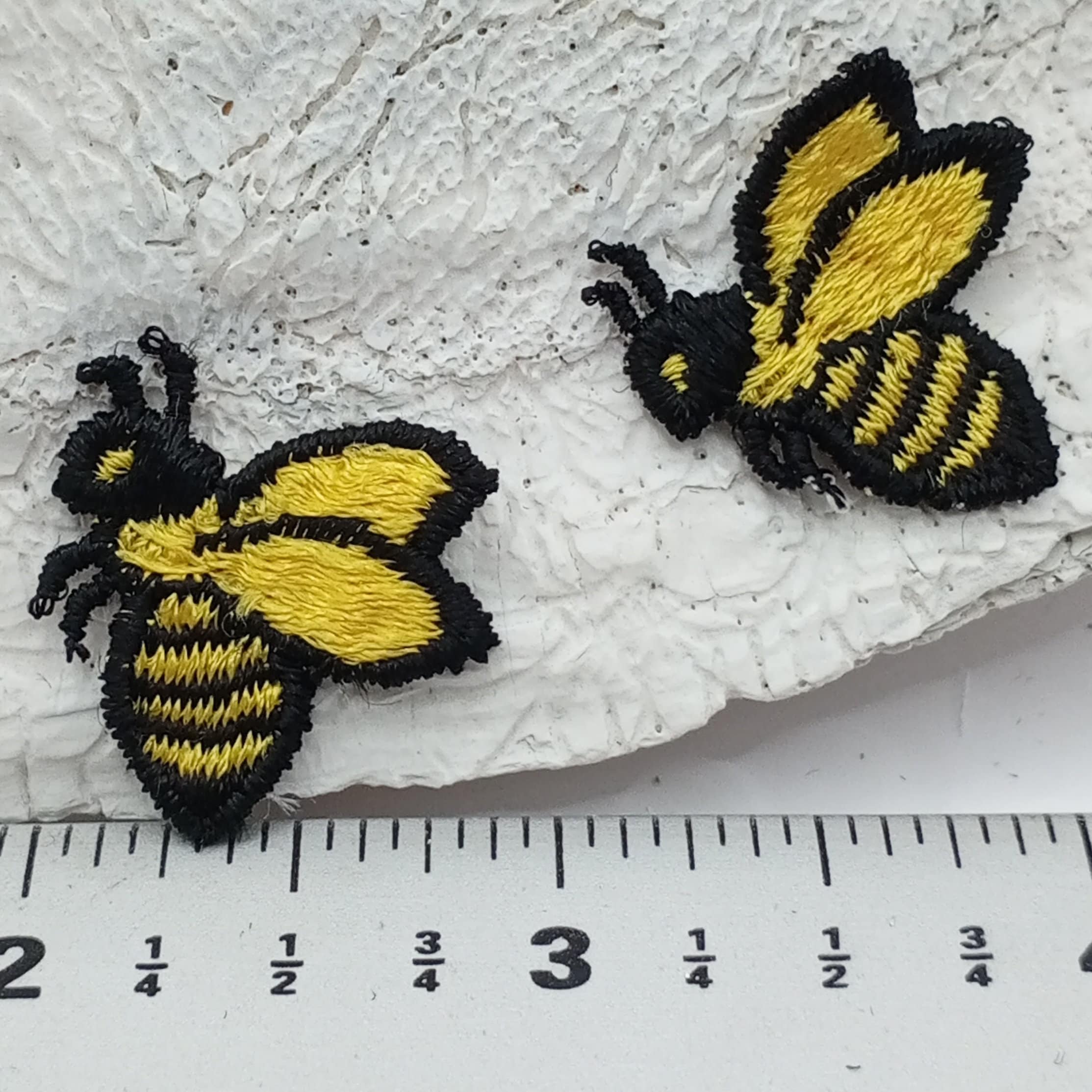 Black, yellow bumblebee sewing patches appliqué #495 – Lace Trim